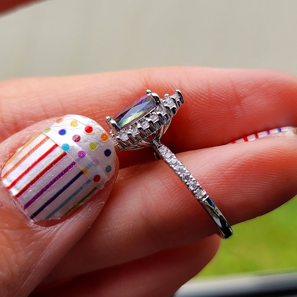 Jewelry | Royal Magical And Mystical Rainbow Aurora Borealis Crystal ...